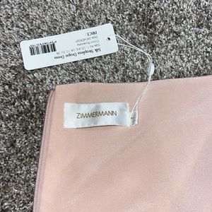 Zimmermann | Dresses | Zimmermann Mini Pink Silk Dress | Poshmark
